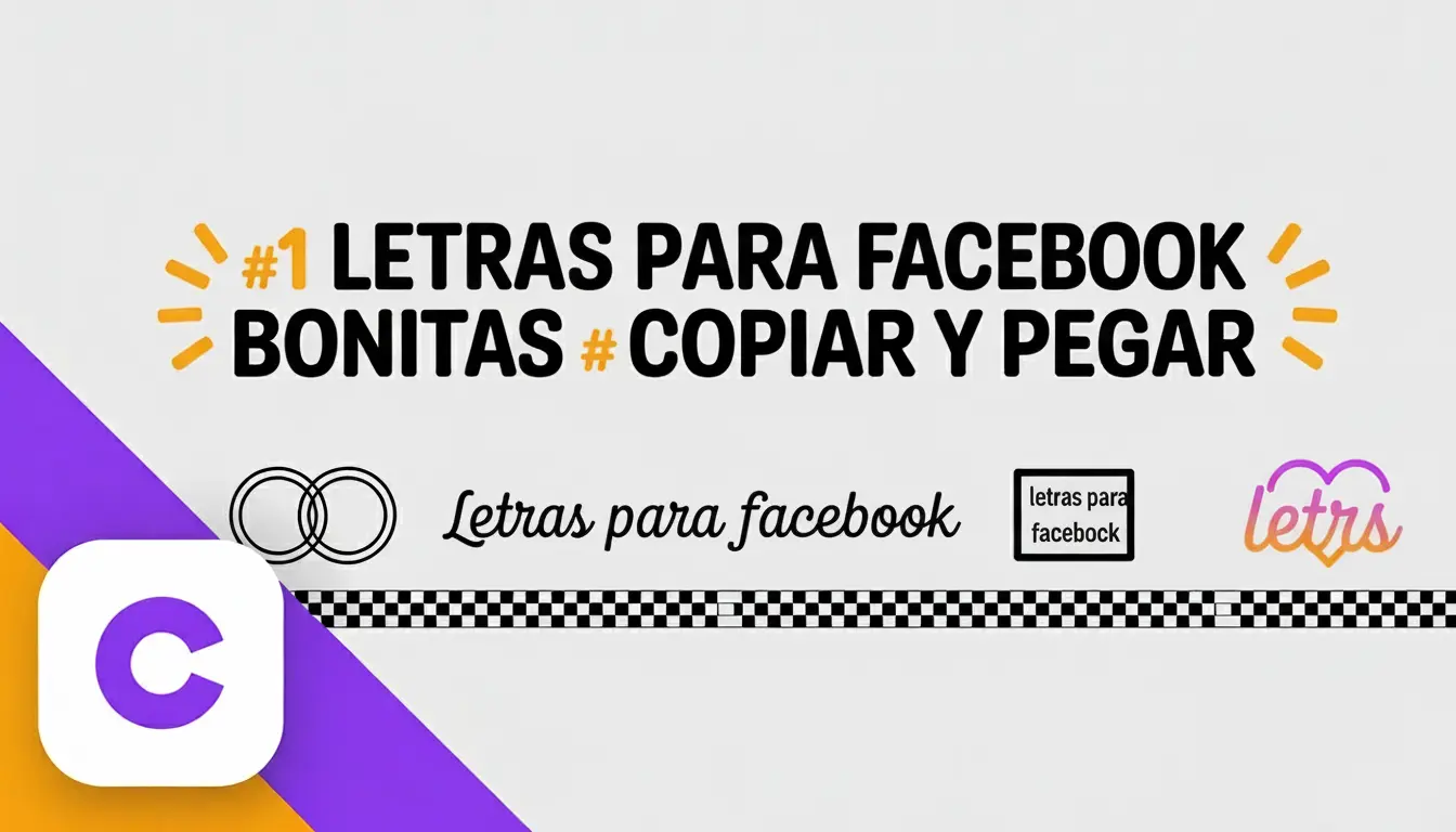 Letras Para Facebook Bonitas~⚡ ᐈ#1⭐ Tipografías Fuentes Letras FB